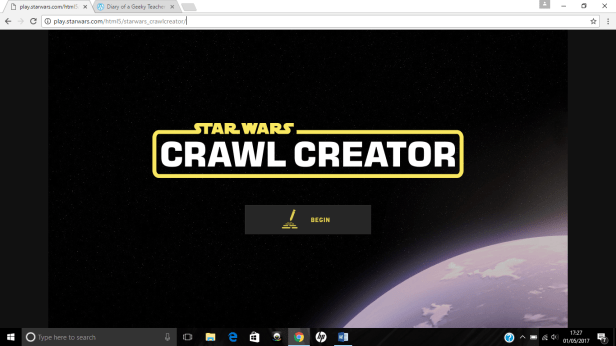 Star Wars Crawling Text: Ideas for the Classroom – Diary of a Geeky Teacher